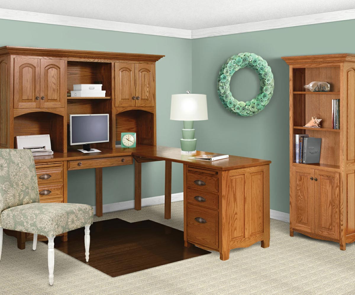 Amish Laurel Collection Corner Desk With or Without Hutch ...